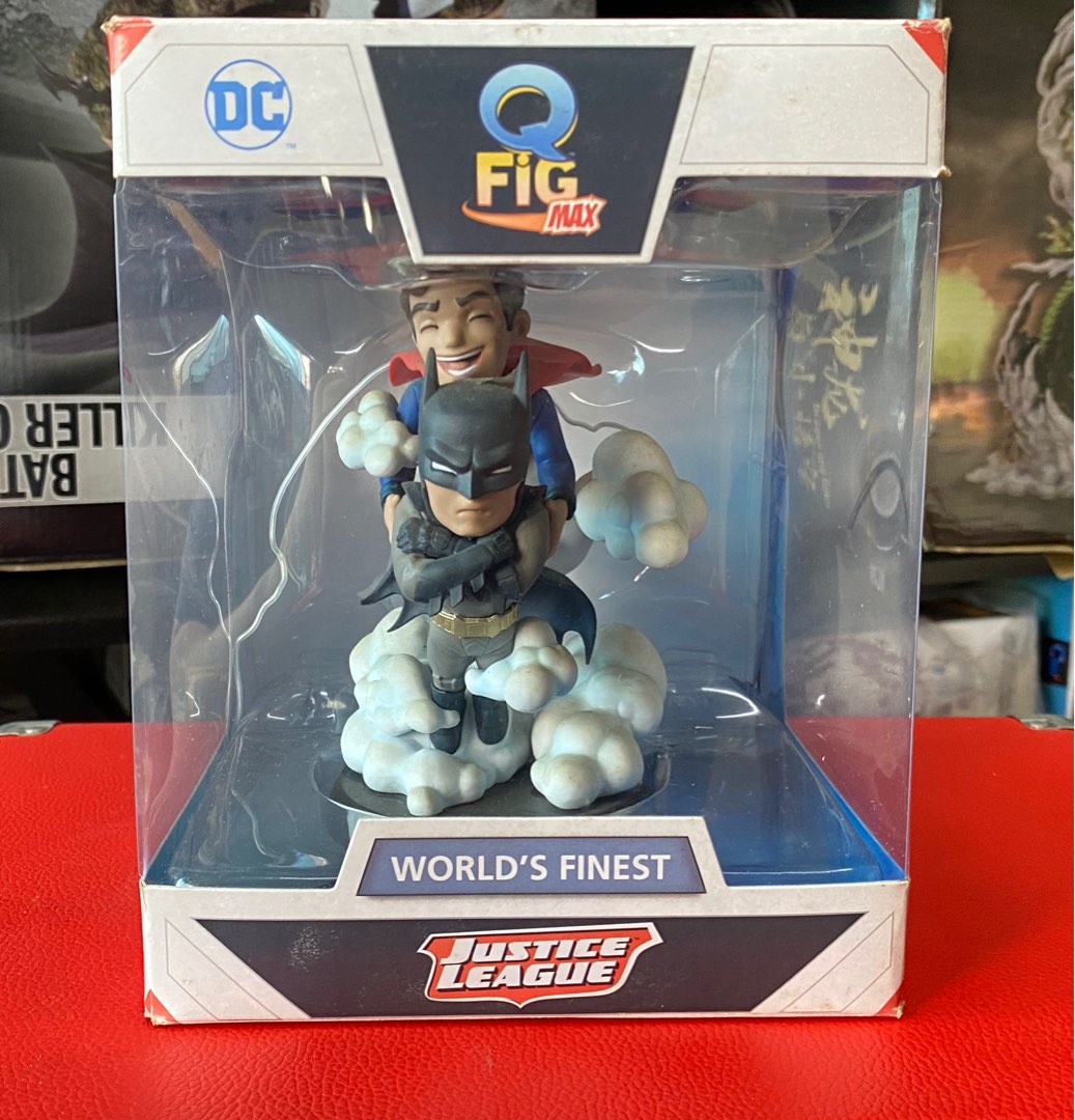 DC Qfig Max Worlds Finest Superman and Batman Justice League Mini ...