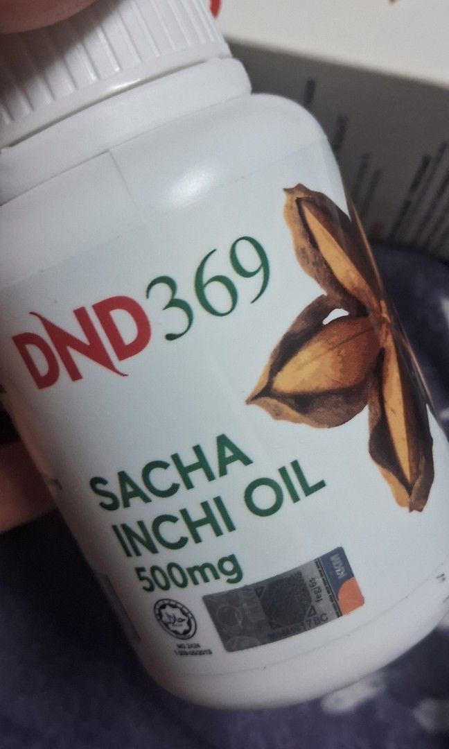 DND 369 sacha inchi oil 500mg , 60 softgels original, Health ...