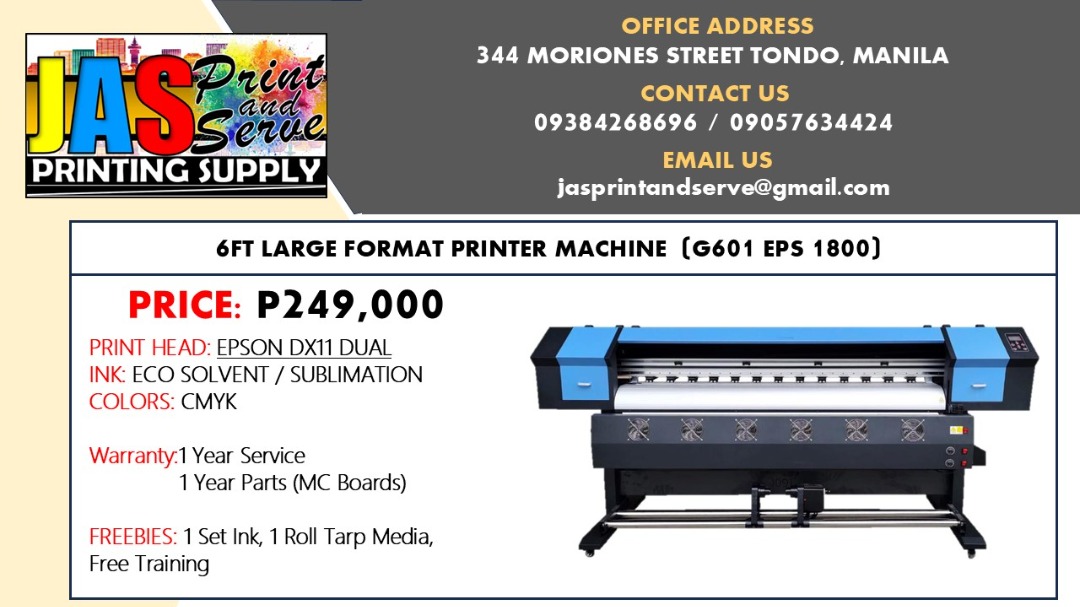 DUAL HEAD TARPAULIN PRINTER MACHINE Dx11, Computers & Tech, Printers ...