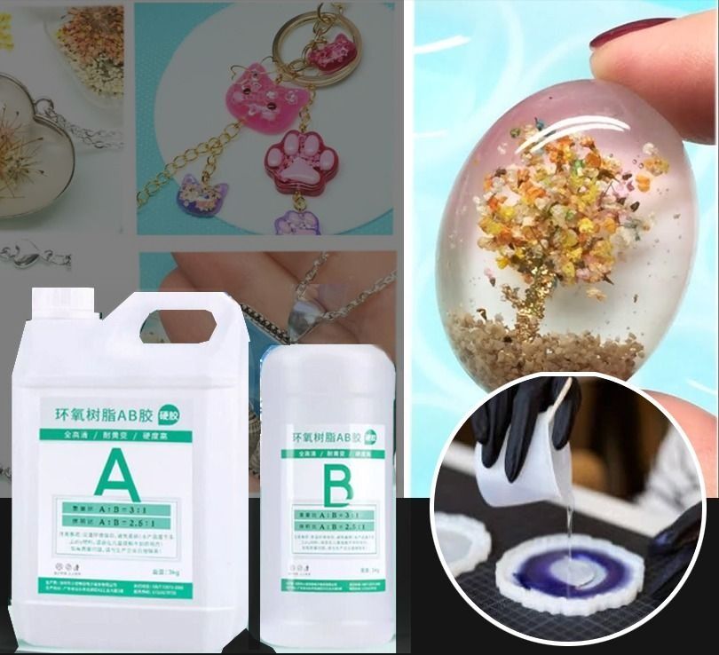 Epoxy Resin Transparent 4KG, Hobbies & Toys, Stationery & Craft, Craft ...