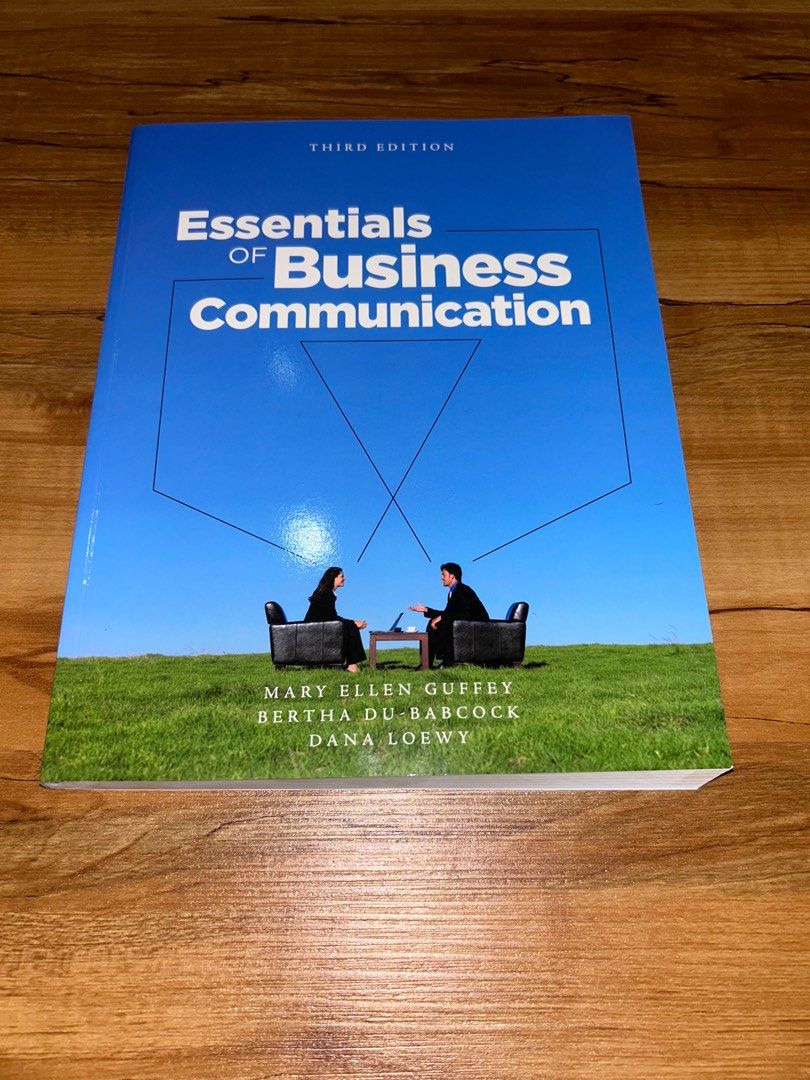 Essentials of Business Communication Third Edition, Hobbies & Toys ...