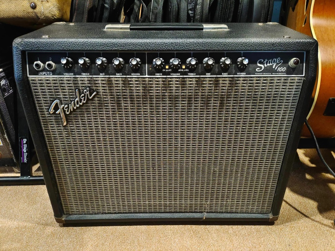Fender Stage 100 2-Channel 100watts 1x12 Solid State Guitar Combo Amp ...