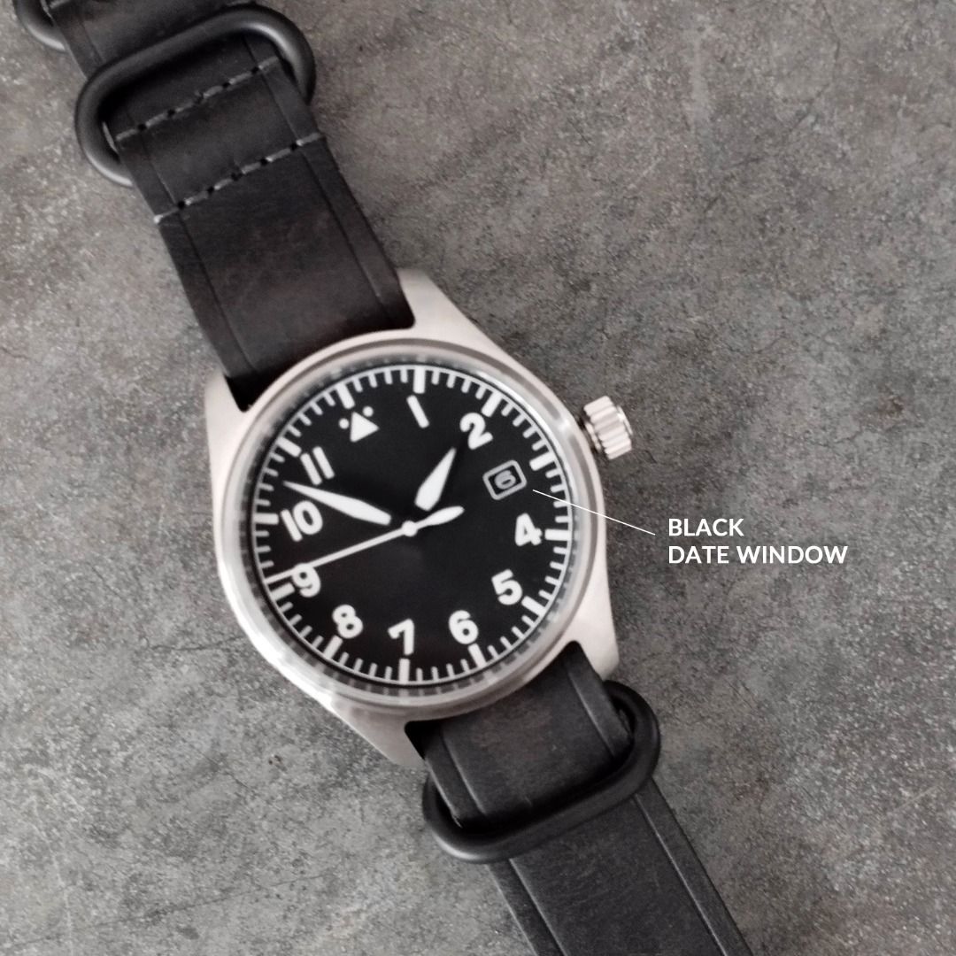 FLIEGER / PILOT WATCH Type A Sterile Dial, SEIKO NH35, Men's Fashion ...