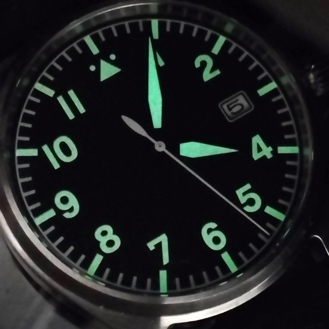 FLIEGER / PILOT WATCH Type A Sterile Dial, SEIKO NH35, Men's Fashion ...