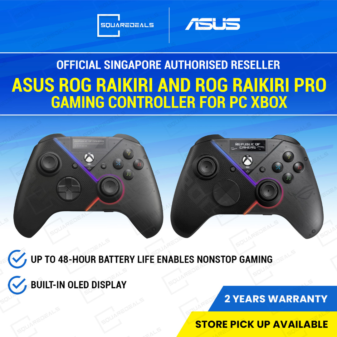 (FREE DELIVERY) Asus ROG Raikiri and ROG Raikiri Pro OLED Gaming ...