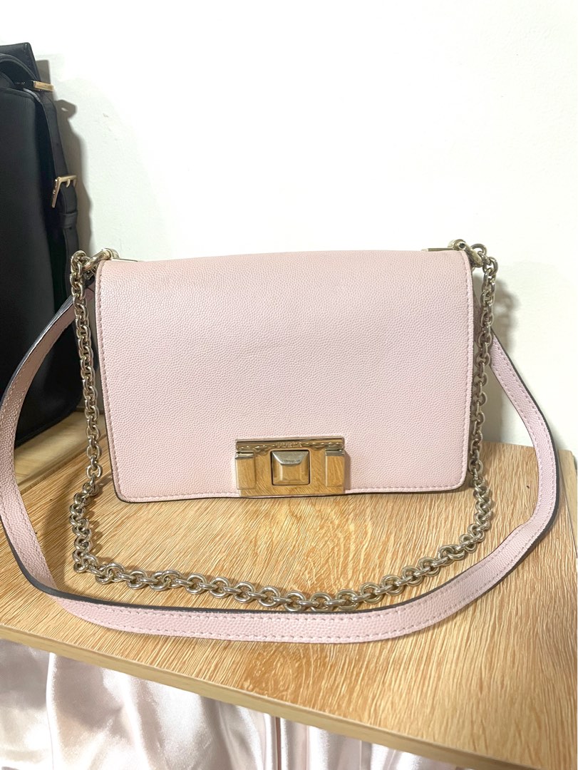 Furla pink two way chain bag, Women's Fashion, Bags & Wallets, Cross ...