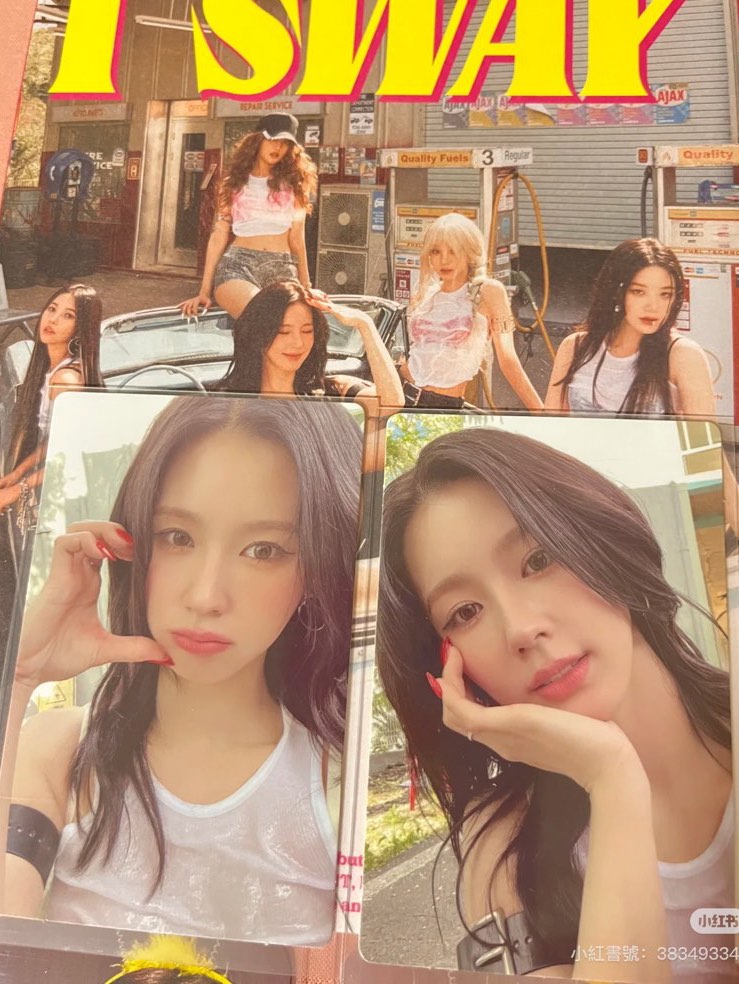 ！借圖收！gidle miyeon isway專卡, 興趣及遊戲, 收藏品及紀念品, 韓流 - Carousell