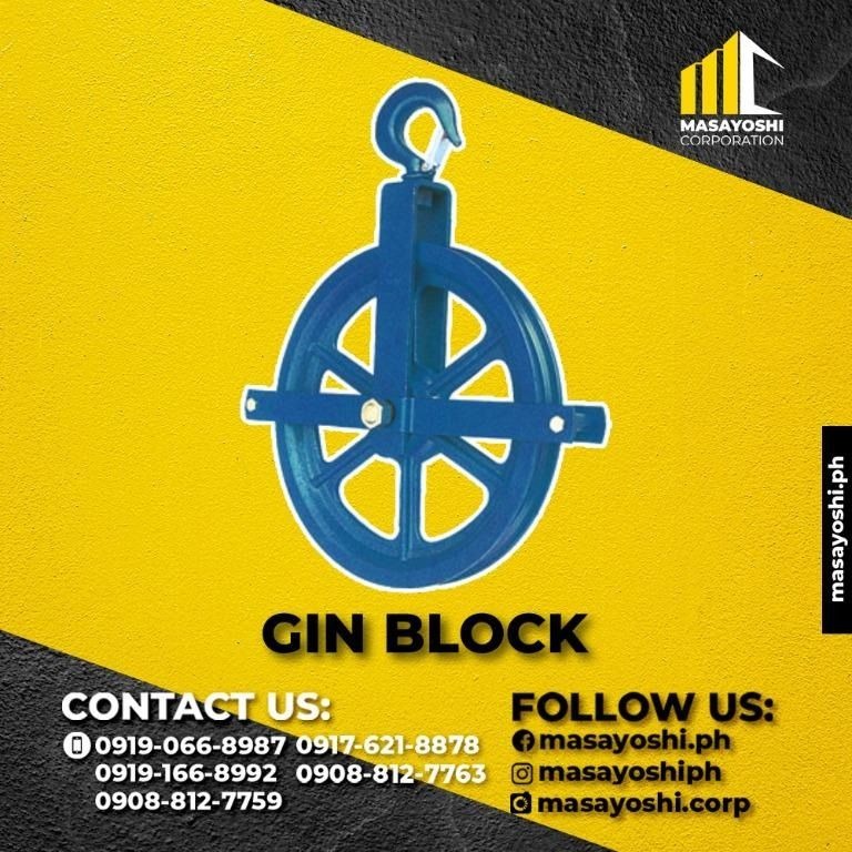 Gin Block | Pulley Wheels | Scaffolding Gin Wheel | Lifter | Lifting ...