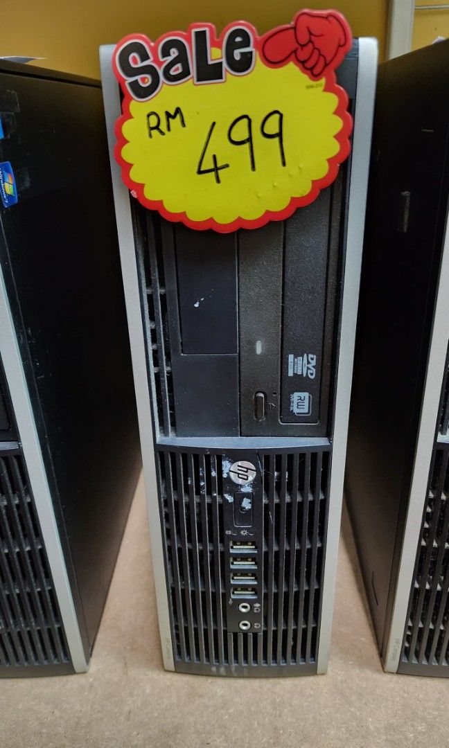 HP Compaq Elite 8300 SFF Desktop (Intel Core i5-3rd Gen 4GB RAM 120GB ...