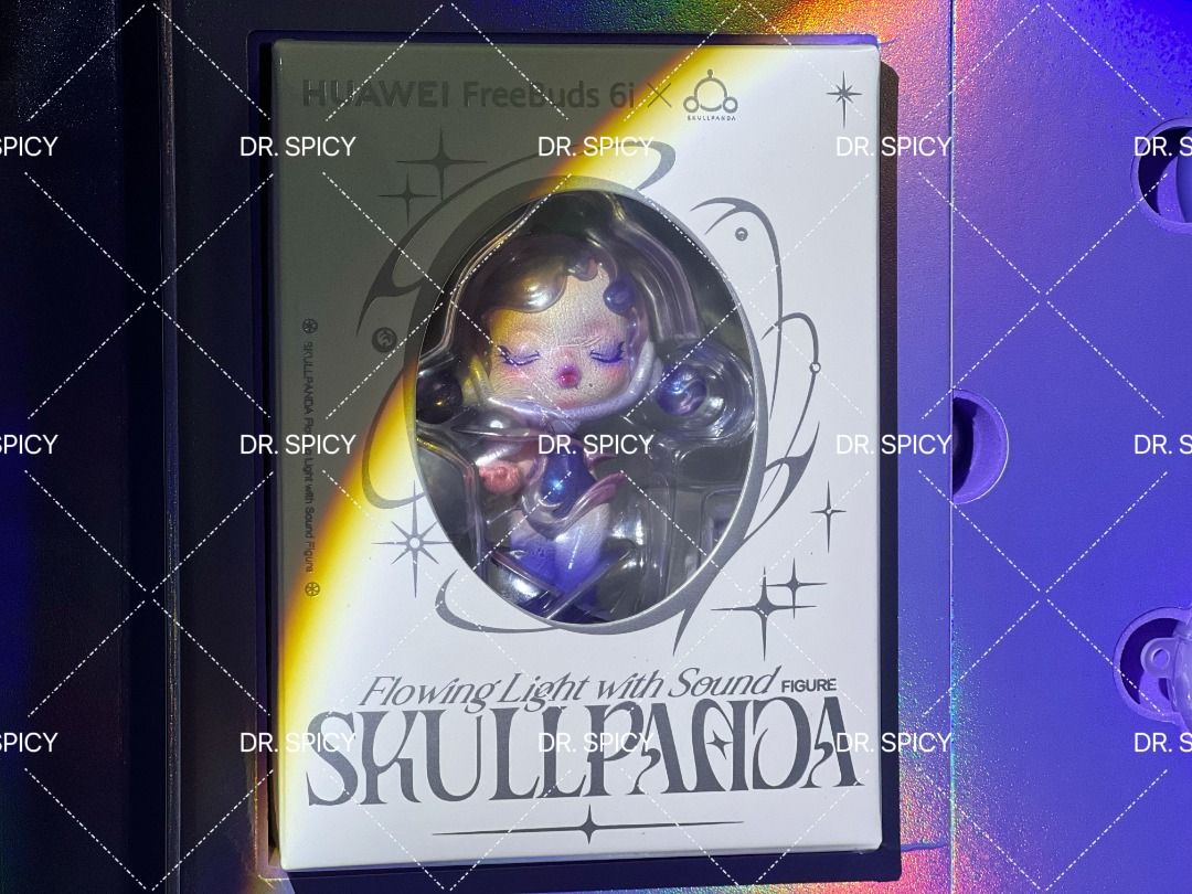 HUAWEI X POPMART SKULLPANDA - FLOWING LIGHT WITH SOUND FIGURE, Hobbies ...