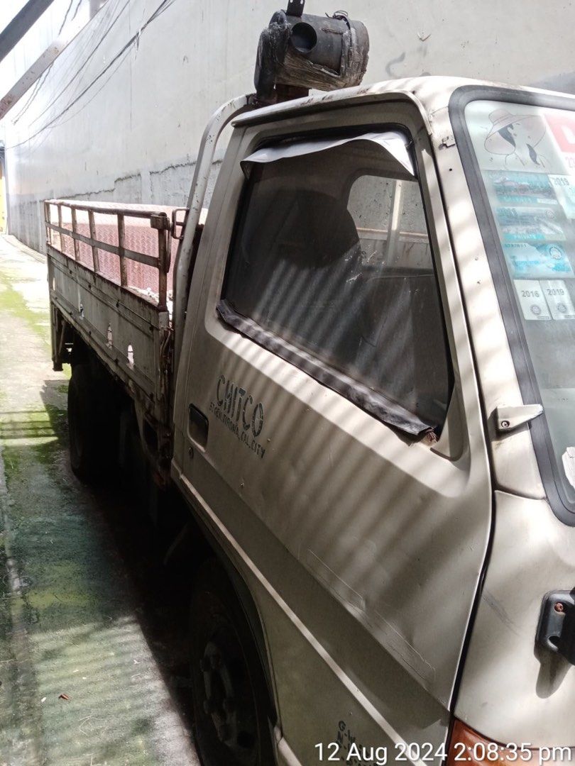 Isuzu Elf Dropside Truck 4-Wheeler 4BC2 Engine, Special Vehicles, Heavy ...