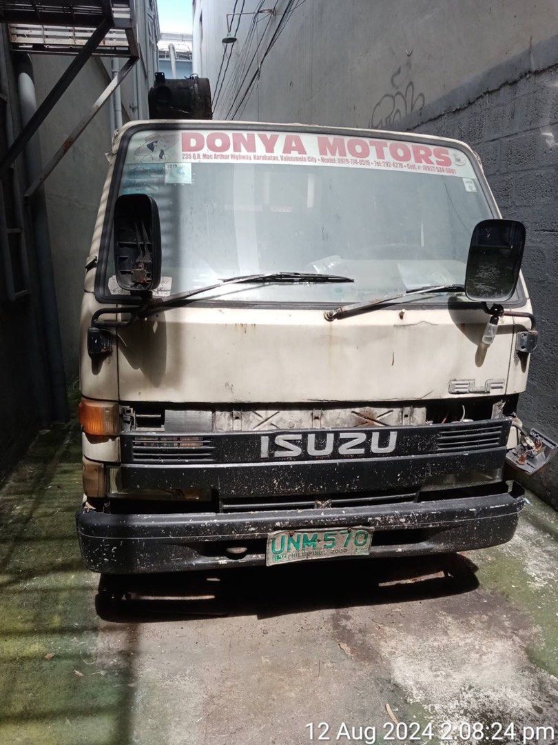 Isuzu Elf Dropside Truck 4-Wheeler 4BC2 Engine, Special Vehicles, Heavy ...