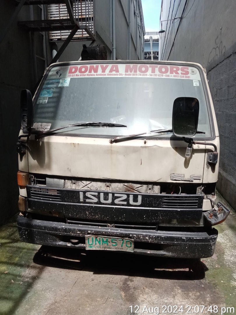 Isuzu Elf Dropside Truck 4-Wheeler 4BC2 Engine, Special Vehicles, Heavy ...