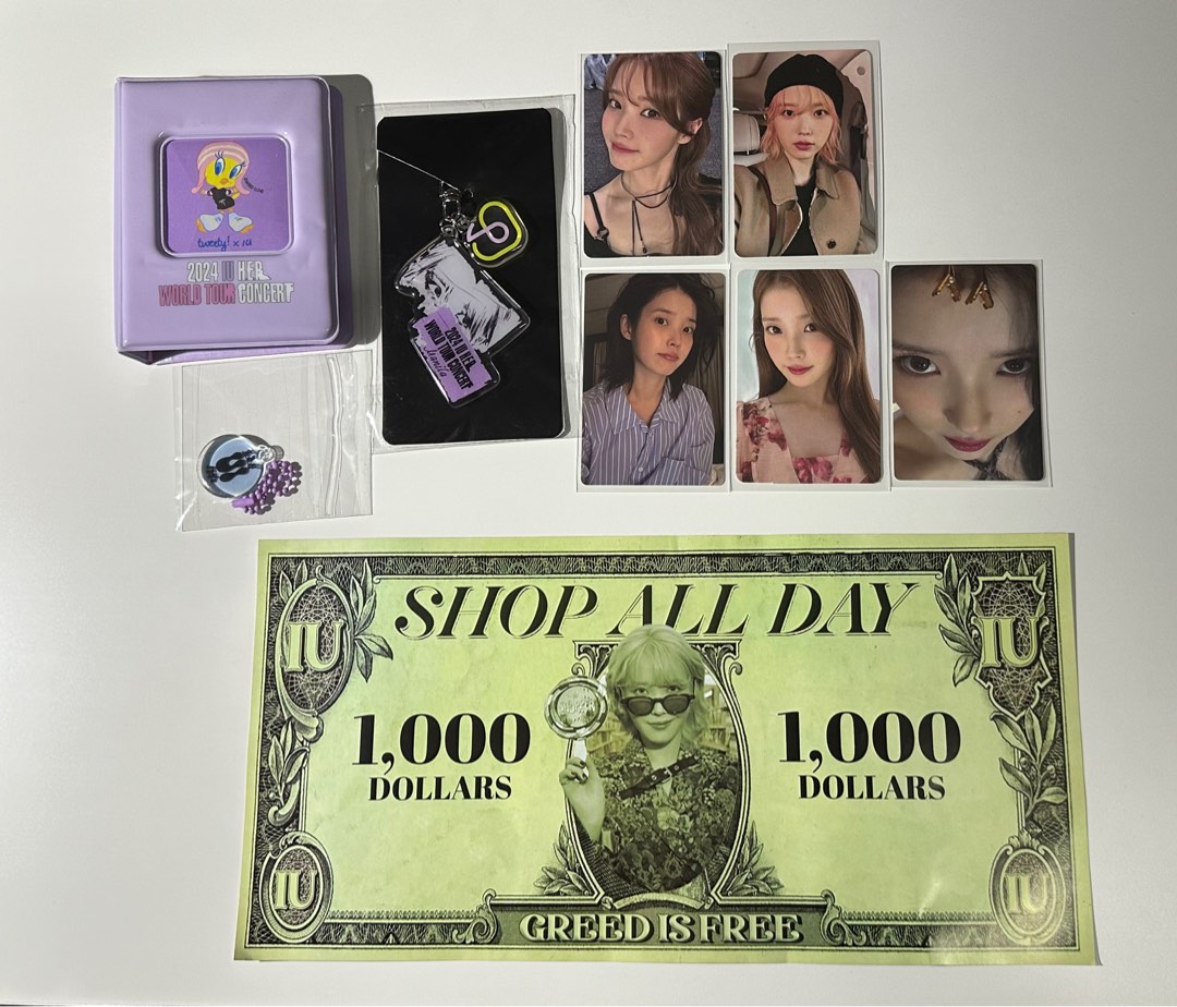 IU - HEREH World Tour Door Gifts (Manila and Singapore Set), Hobbies ...