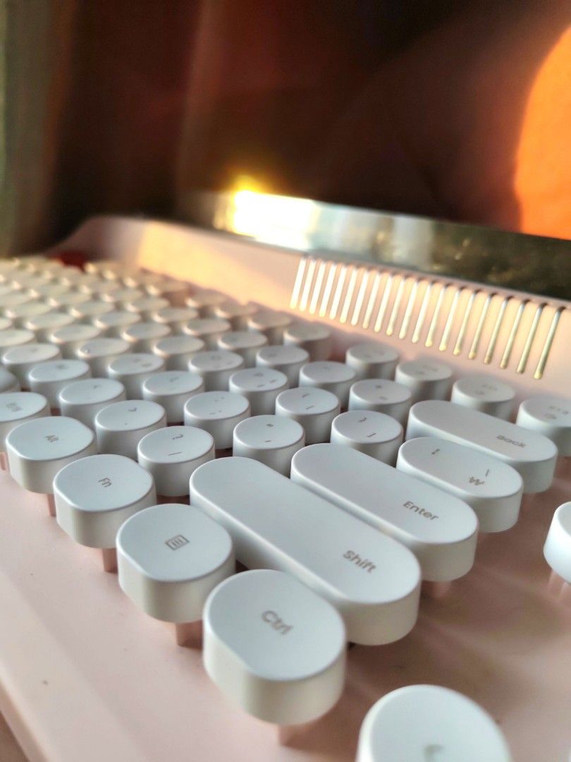 Baby Pink Korean Wireless Keyboard, Computers & Tech, Parts ...