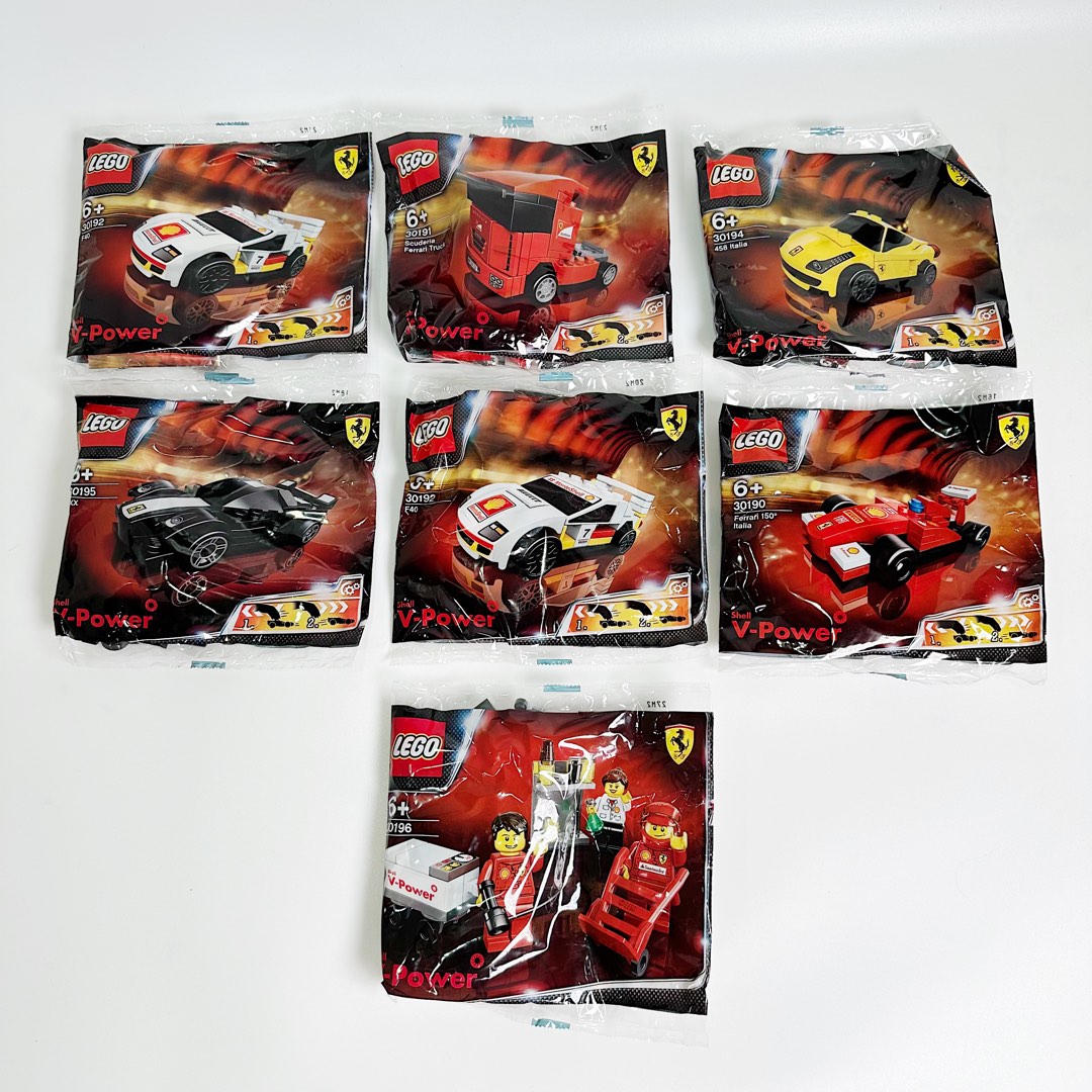 Lego X Ferrari Shell V-power set of 7, Hobbies & Toys, Toys & Games on ...
