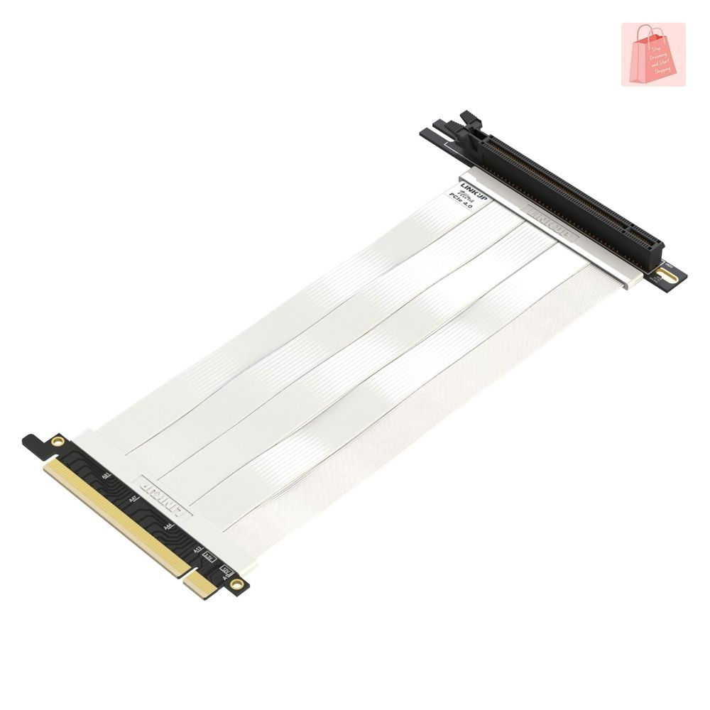 LINKUP - Ultra PCIe 4.0 X16 Riser Cable [RTX4090 RX6950XT x570 B550 ...