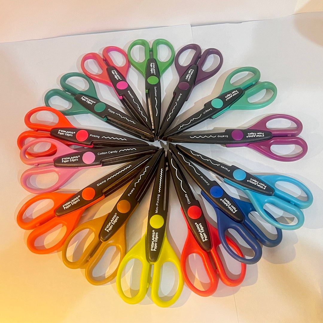 (Lot of 14) FISKARS Paper Edgers Journal & Corner Edgers Art Crafting ...