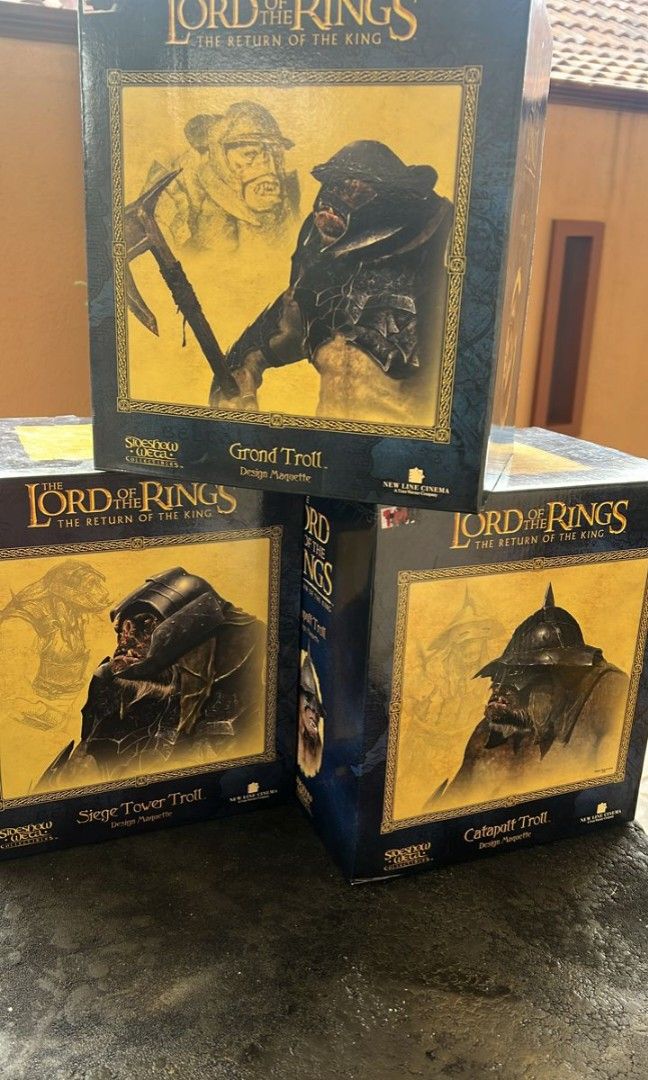 LOTR Catapult Troll Maquette Bust Tourism Malaysia Exhibition Exclusive ...