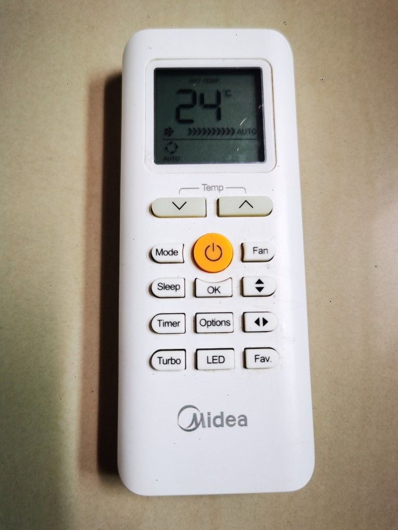 Midea Aircon Remote Control, TV & Home Appliances, Portable Air ...