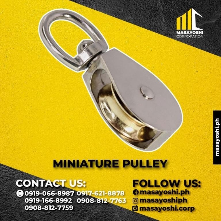 Miniature Pulley | Lifting Equipment | Pulley | Lifter | Lifting Pulley ...