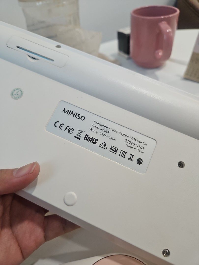 Miniso Membrane Keyboard pink, Computers & Tech, Parts & Accessories ...