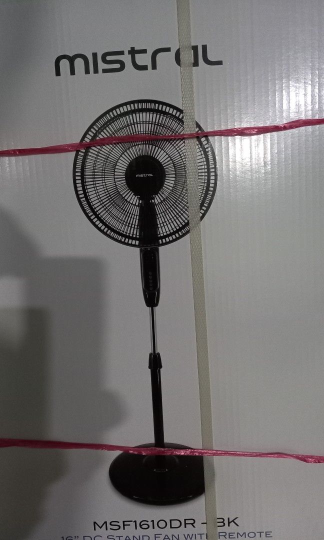 MISTRAL 16" DC STAND FAN, Furniture & Home Living, Lighting & Fans ...