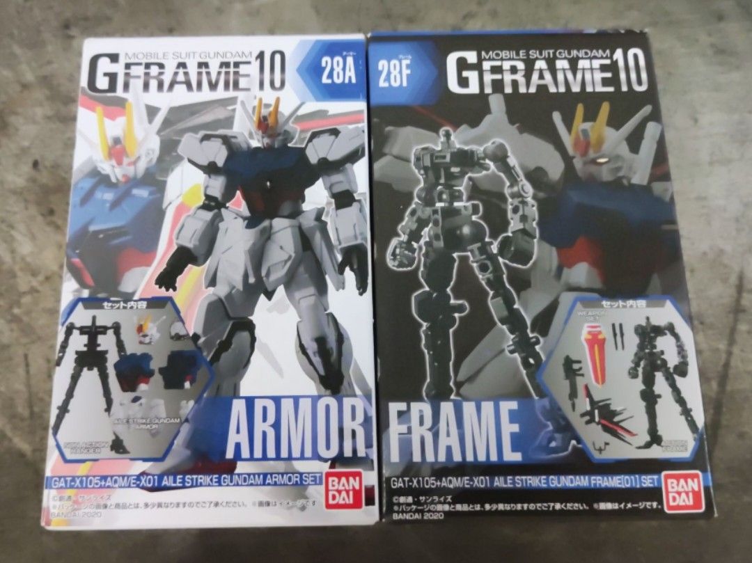 Mobile Suit Gundam G Frame 10 28A+28F Aile Strike Gundam, Hobbies ...