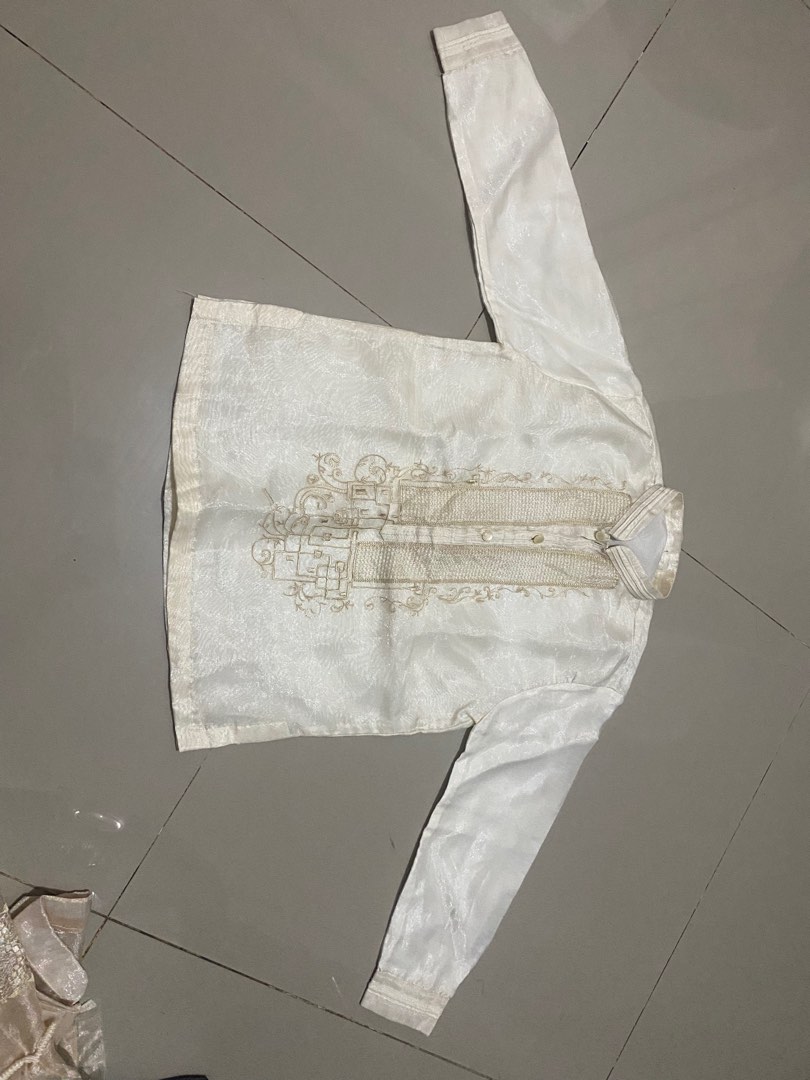 Modern Barong Buwan ng Wika costume Rent ONLY, Babies & Kids, Babies ...