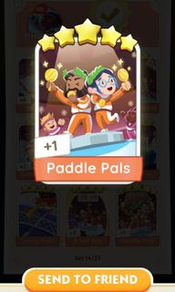 PADDLE PALS 5 ⭐ STAR STICKER MONOPOLY GO.!!, Video Gaming, Gaming ...