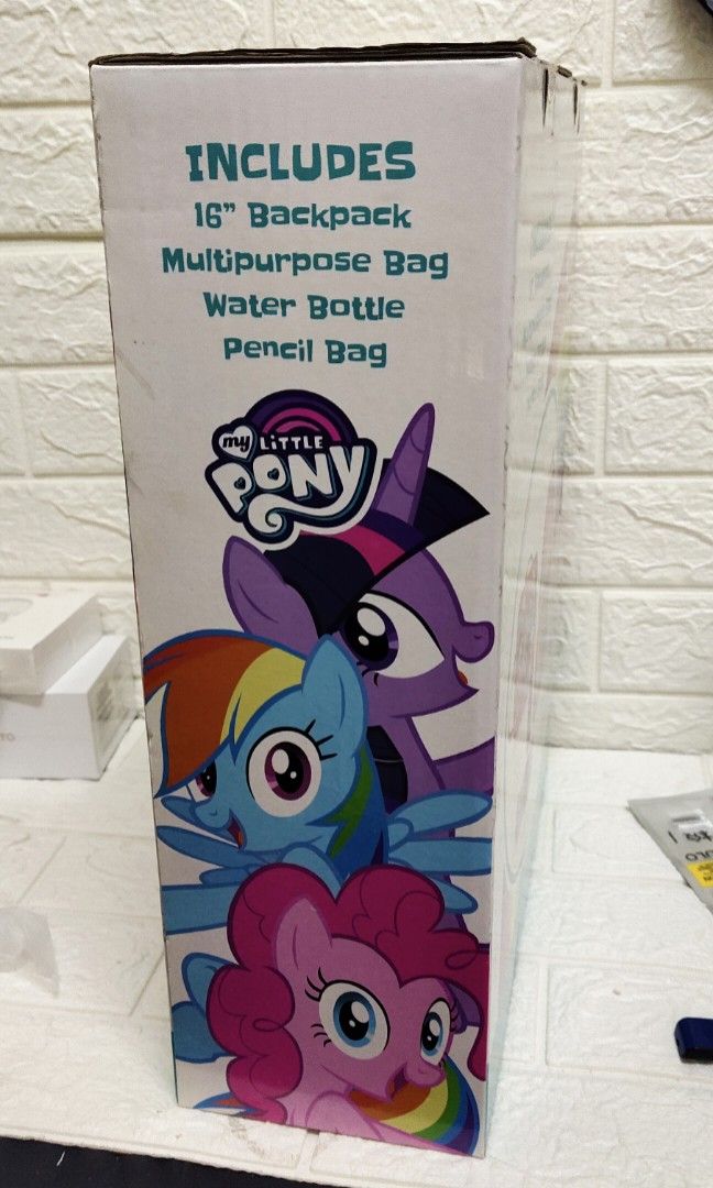 My Little Pony 4in 1 Hasbro ori 16 backpack, pencil box,multipurpose ...