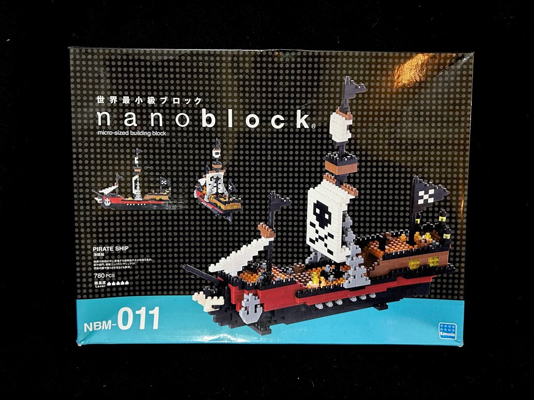 NanoBlock Pirate Ship Micro-sized building block NBM-011, Hobbies ...