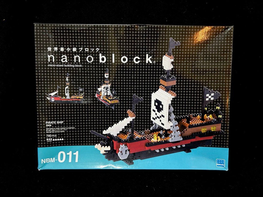 NanoBlock Pirate Ship Micro-sized building block NBM-011, Hobbies & Toys, Toys & Games on Carousell