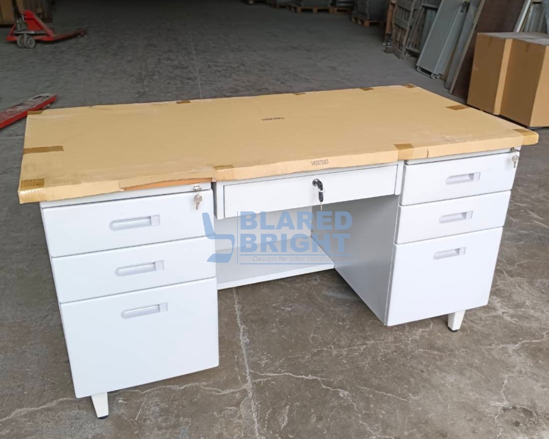 Office Table | 2 Side drawer | Office furniture, Furniture & Home ...