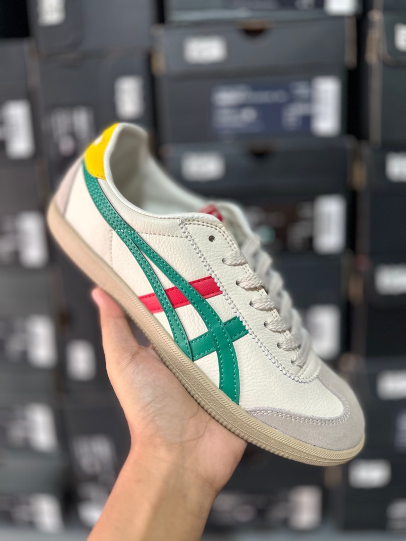 Onitsuka Tiger Tokuten Green Yellow, Women's Fashion, Footwear ...