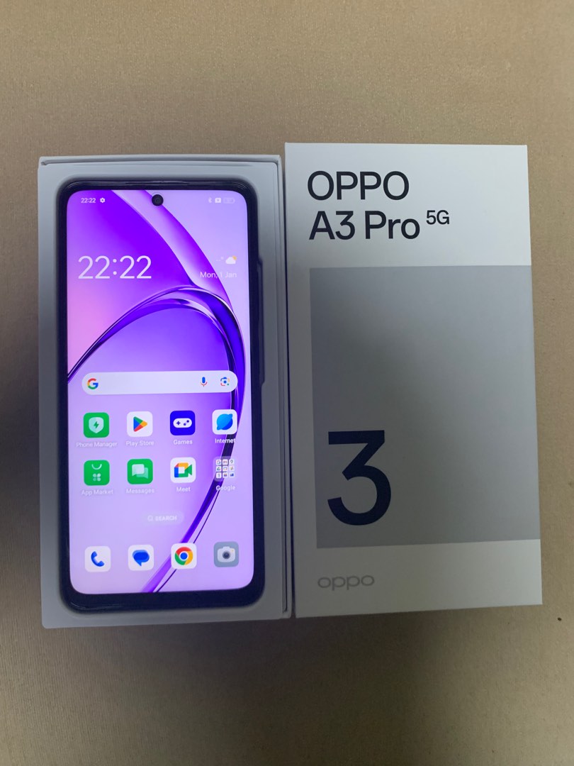 Oppo A3 Pro 5G 256GB Starry Black, Mobile Phones & Gadgets, Mobile ...