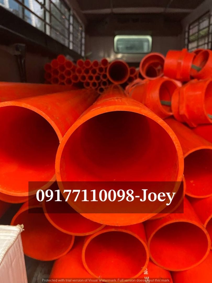 Orange Pvc Pipe, Commercial & Industrial, Construction & Building ...