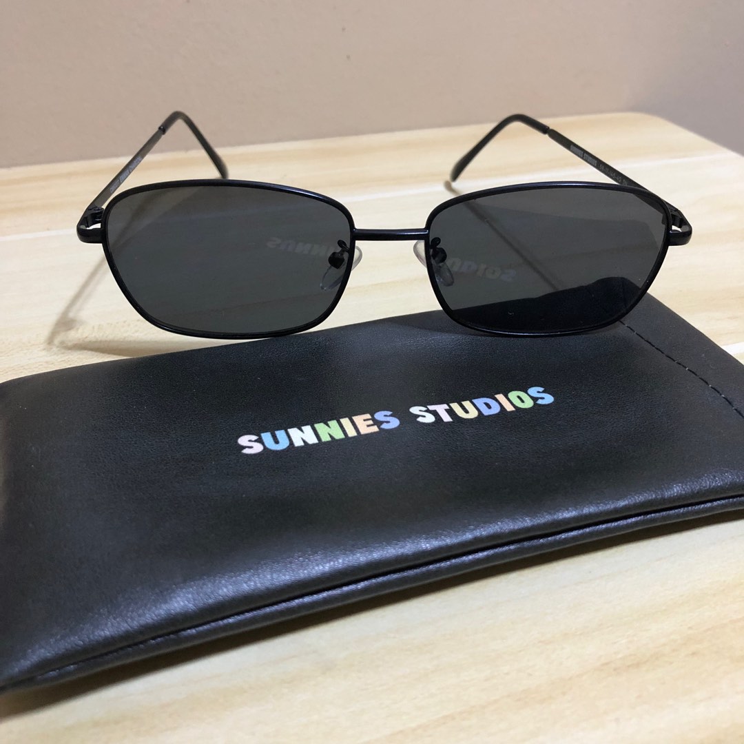 Original Sunnies Studios “Emman” Sunglass in Charcoal, Men's Fashion ...