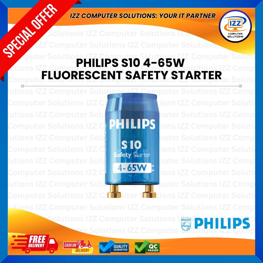 Philips S10 4 - 65W Fluorescent Safety Starter, TV & Home Appliances ...