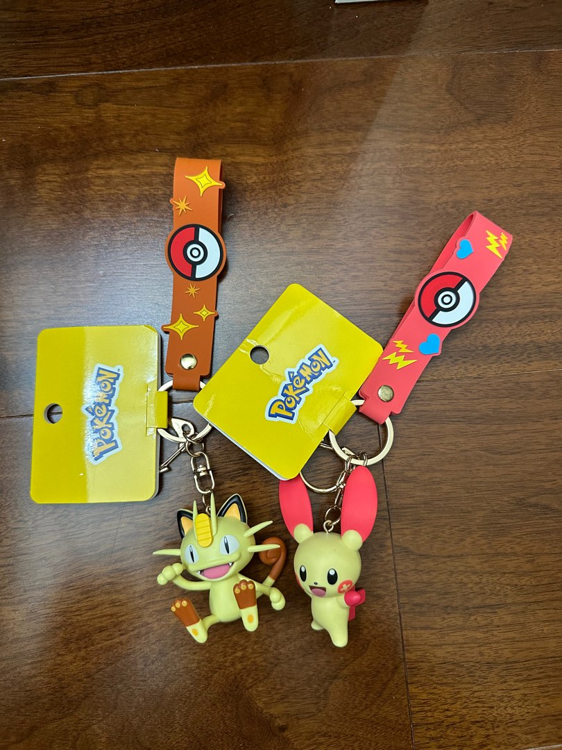 Pokémon keychains & Olympics Paris 2024 skateboard keychain, Hobbies ...