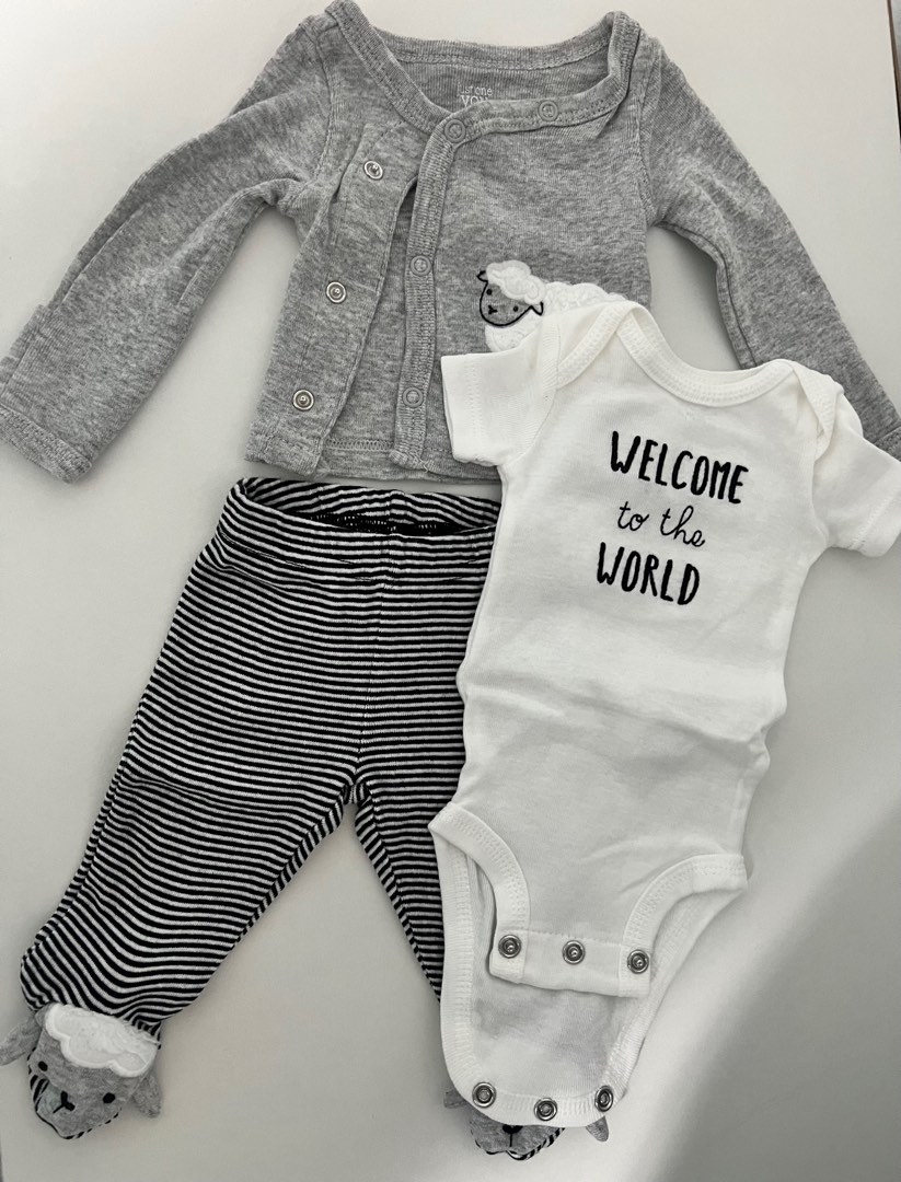 Premature Baby Clothes Terno Set (Carter's), Babies & Kids, Babies ...