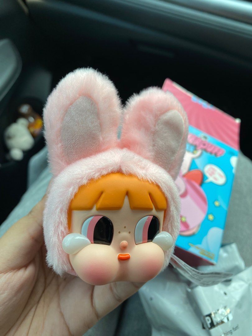 (READY) Popmart Powerpuff Girls x CryBaby Plush Keychain - Bunny ...