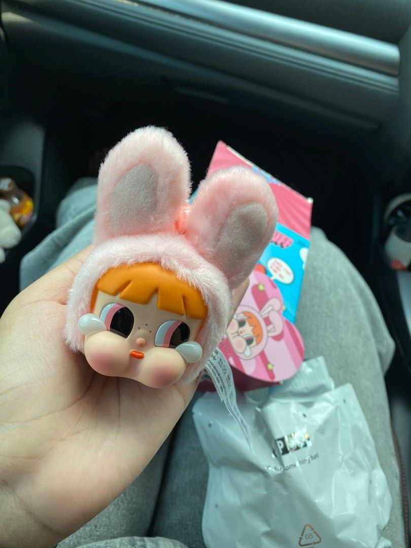 (READY) Popmart Powerpuff Girls x CryBaby Plush Keychain - Bunny ...