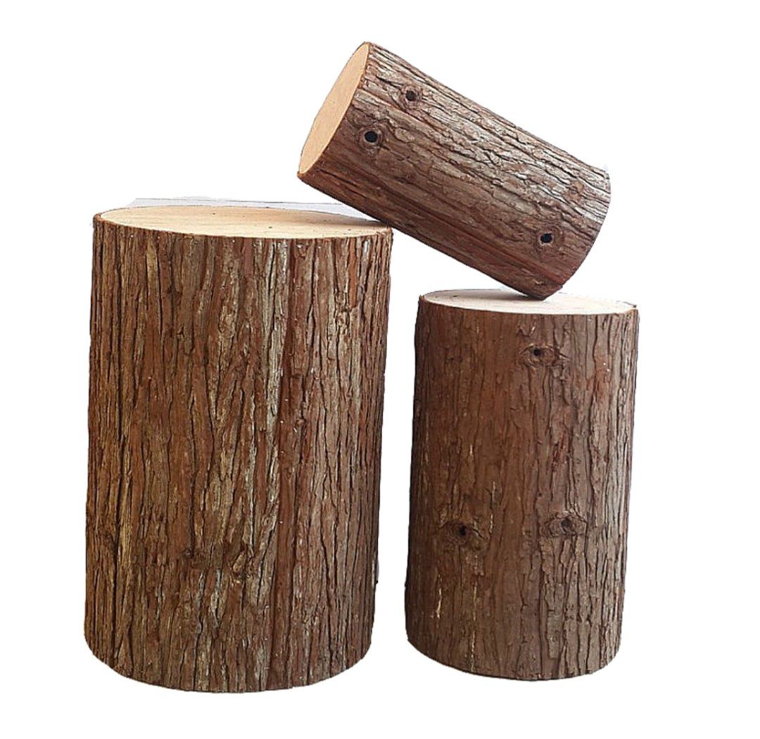Wooden pedestal tree Logs, Lifestyle Services, Event & Party Services ...