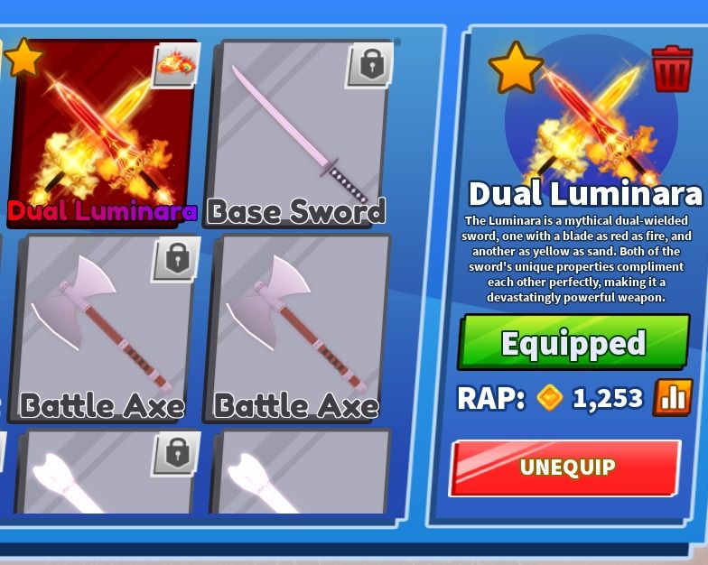 ROBLOX BLADE BALL | DUAL LUMINARA WITH FINISHER (FULLSET), Video Gaming ...