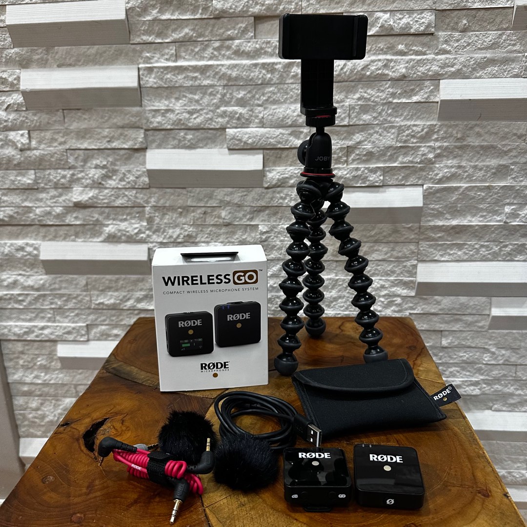 Rode Wireless Go Microphone Set, Audio, Microphones on Carousell
