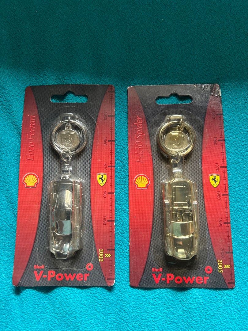 Shell Ferrari Keychain, Hobbies & Toys, Memorabilia & Collectibles ...
