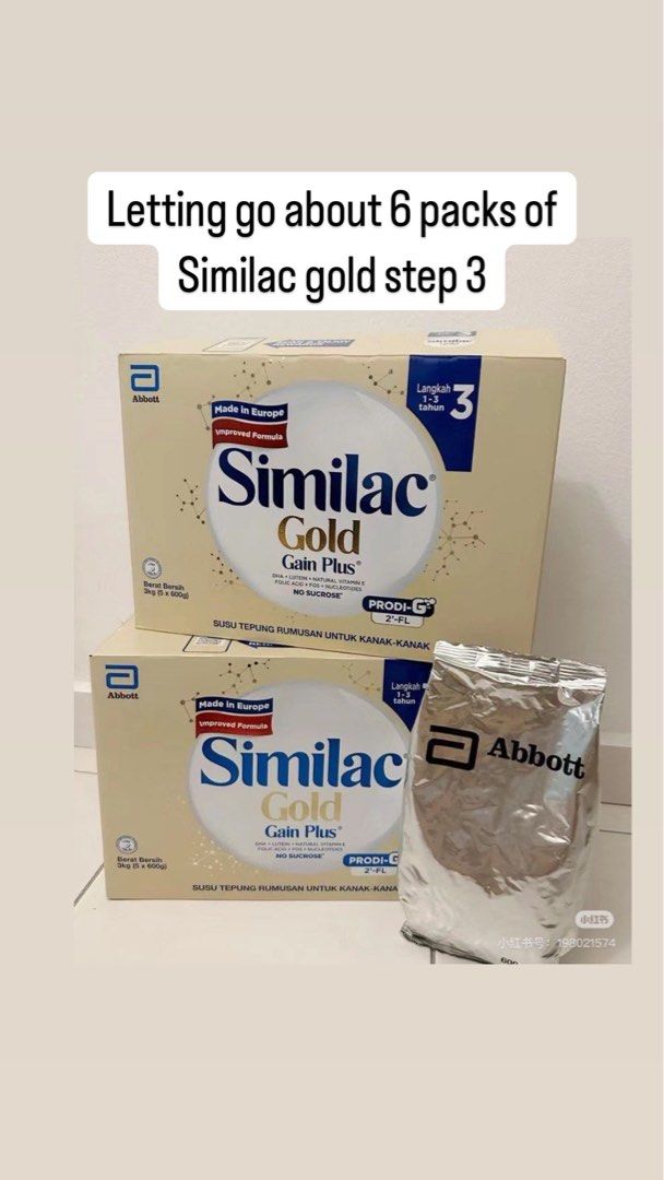 Similac gold step 3, Babies & Kids, Nursing & Feeding, Breastfeeding ...