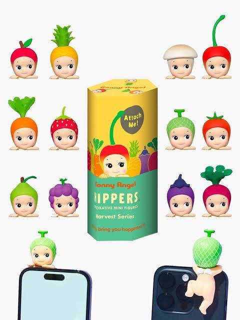 Sonny Angel Harvest Hippers - Vegetables & Fruits (Strawberry, Cherry ...