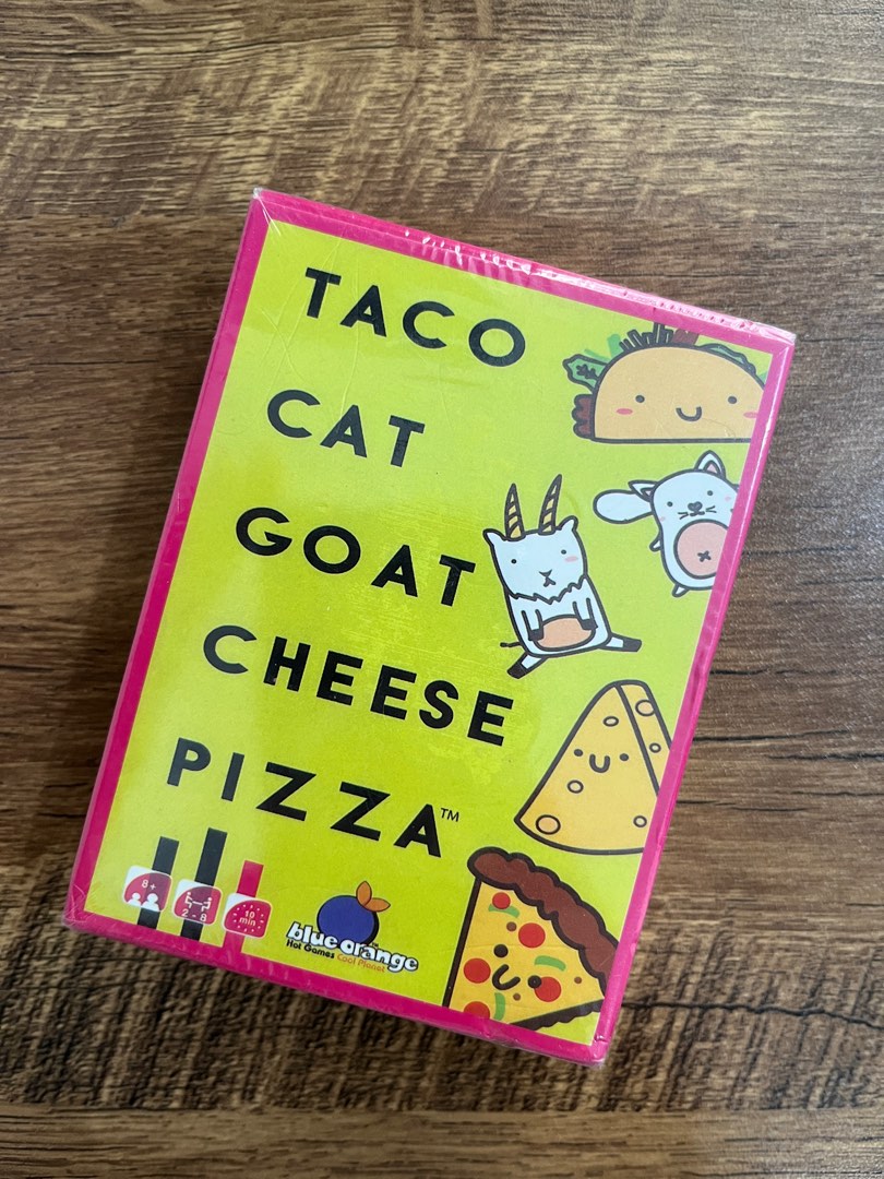 Taco Cat Goat Cheese Pizza game, Hobbies & Toys, Toys & Games on Carousell